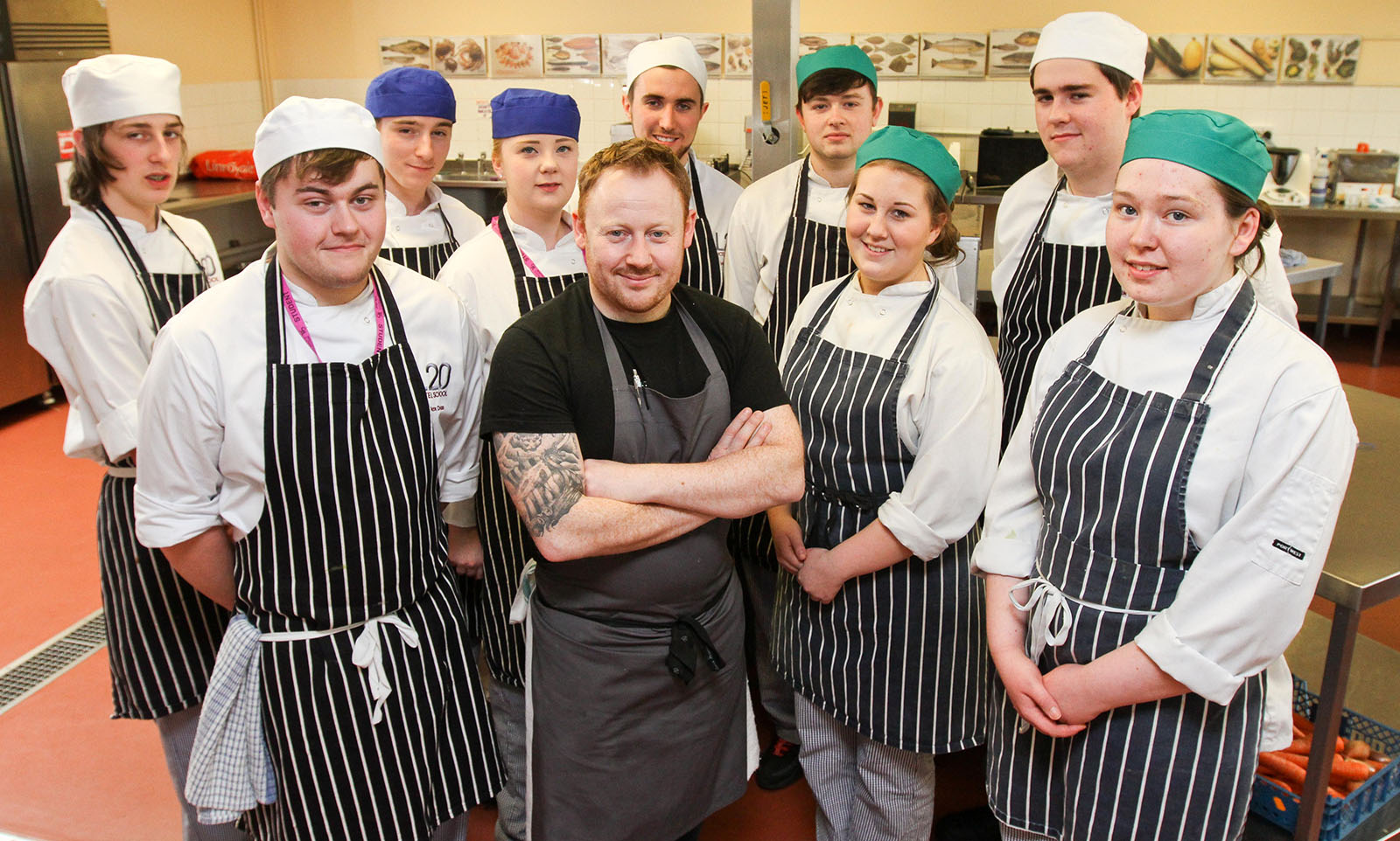 Students work alongside Kenny Atkinson | L20 Restaurant